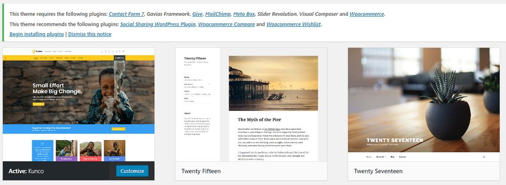 Kunco - Nonprofit Charity WordPress Theme